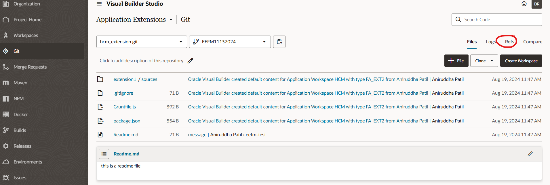 GIT tab not displaying correctly - Oracle Forums GIT tab not displaying correctly - Oracle Forums
