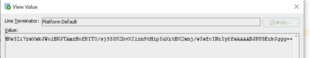 Line breaks in apex_web_service.blob2clobbase64 - Oracle Forums