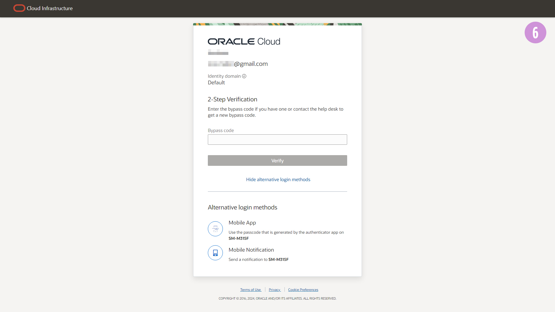 Cannot Login To Oracle Cloud Account Qr Code Does Not Appear No Other Options Work Oracle