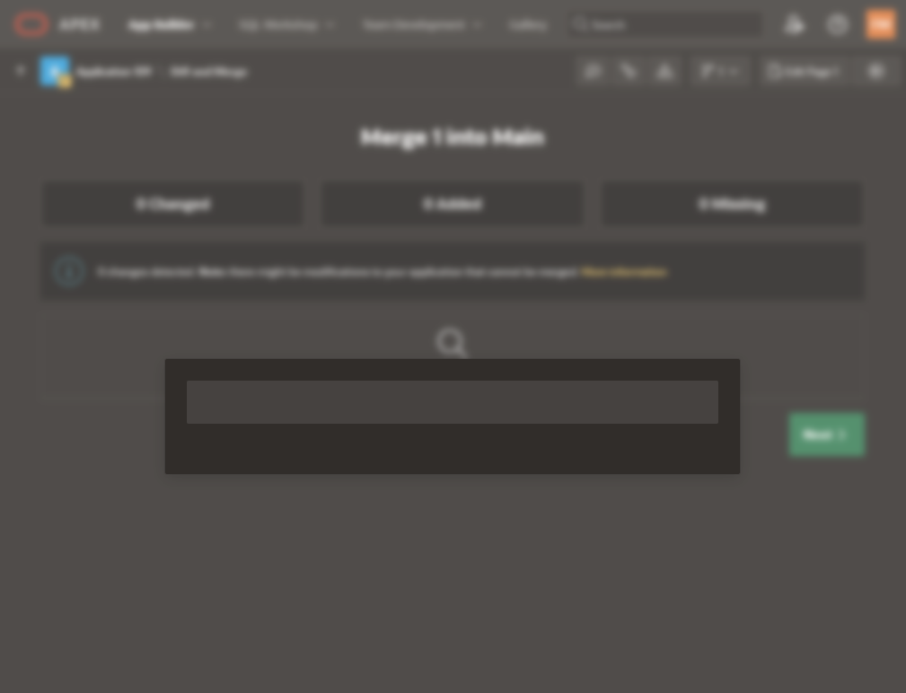 Problem in merge working copy - Oracle Forums