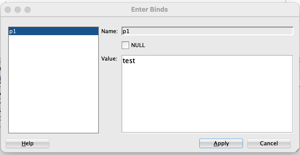 Default last value for bind variable - Oracle Forums Default last value for bind variable - Oracle Forums