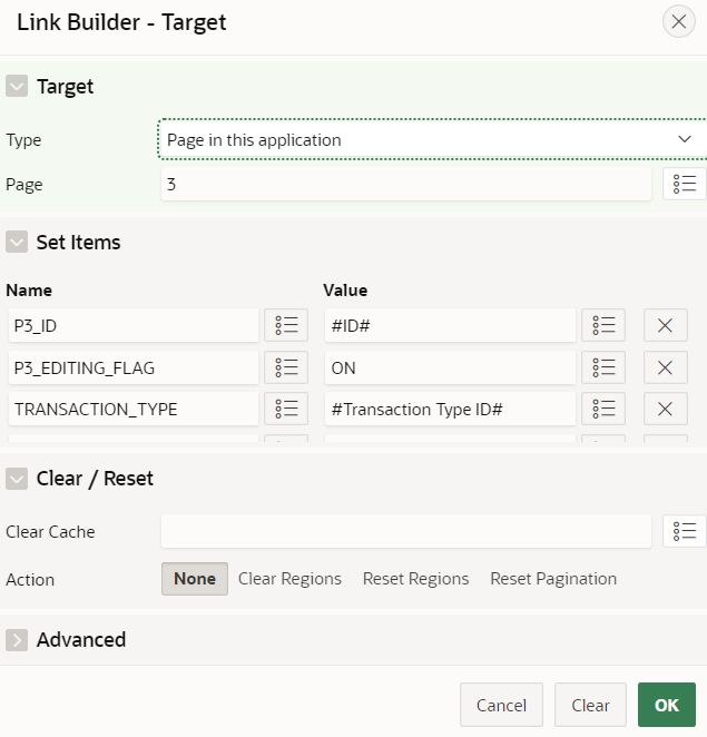 What event does page link trigger - Oracle Forums
