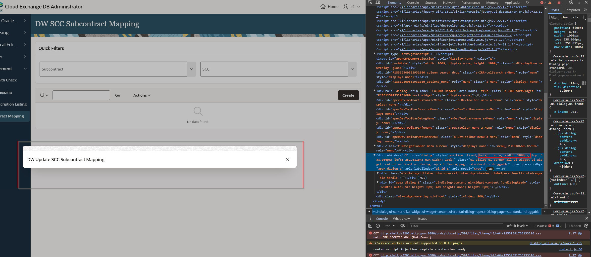 Modal Form Dialog Box Resize Does Not Work Oracle Forums
