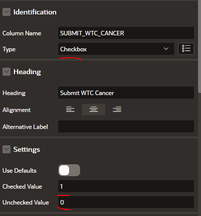 Dynamic Action on IG Checkbox Column Not Firing - Oracle Forums