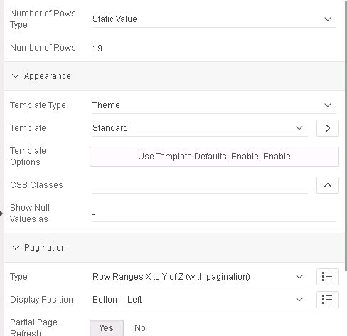 Pagination type seems not to work properly - Oracle Forums