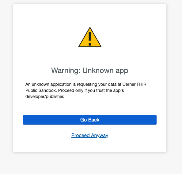 Warning: Unknown app - Oracle Forums