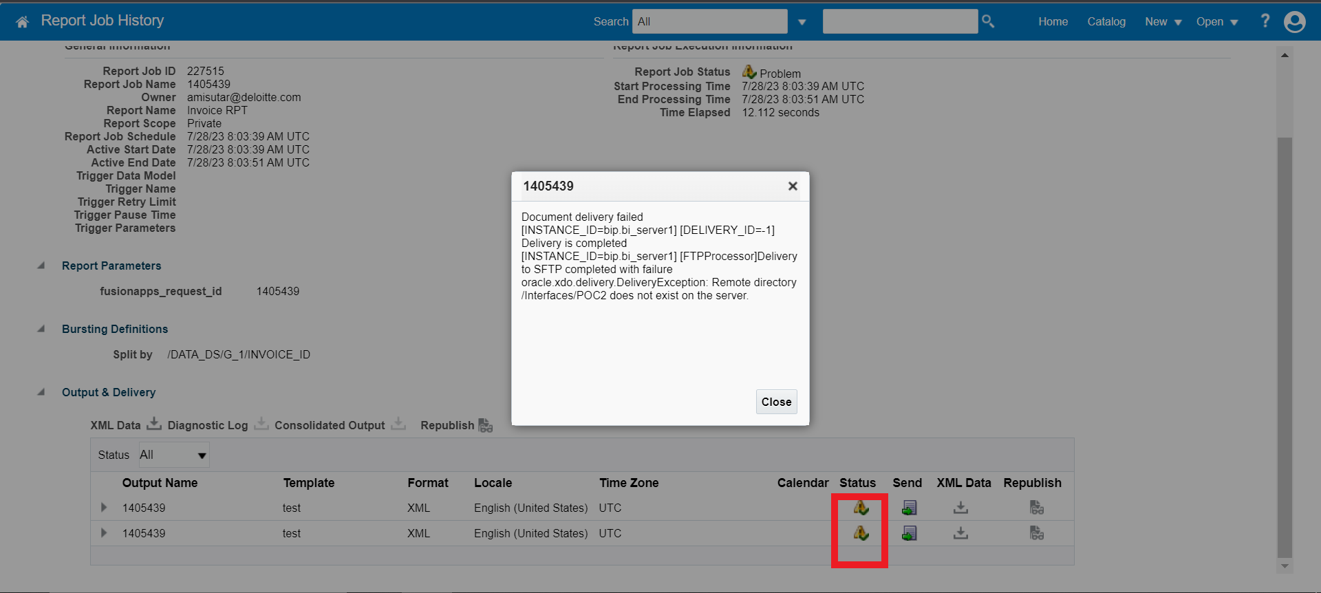 Which Table Stores ESS Job Error Reason/Messages - Oracle Forums