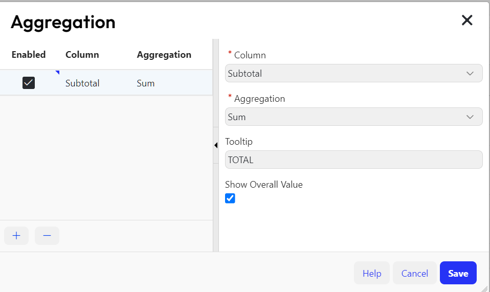 Prevent IG Aggregate from creating extra column on the right for the totals row - ORACLE APEX 24 ...