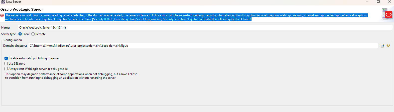 [security 090219]error Decrypting Secret Key Java Lang Securityexception Crypto J Is Disabled