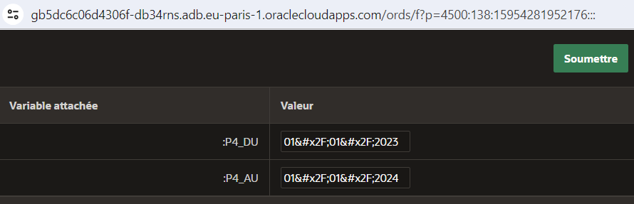 Little display problem in the code editor for Bind variables - Oracle Forums