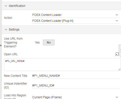 FOEX 4.0 - Content loader title substitution string - Oracle Forums