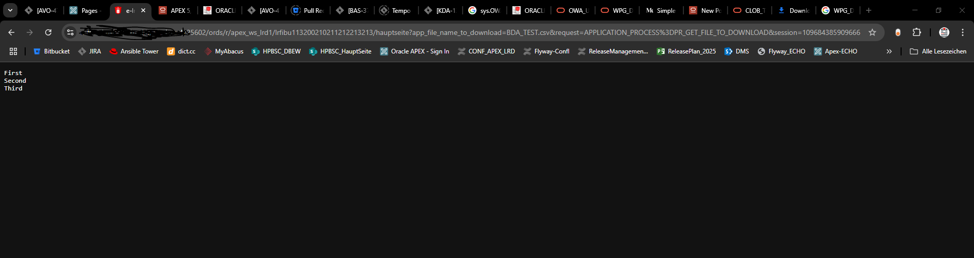 Download plain/text CLOB contain - Oracle Forums