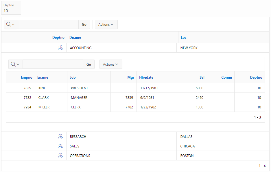 Nested Interactive report (table within table) expands without collapse or contraction - Oracle ...