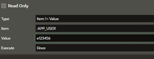 IG READ ONLY COLUMN BY USER ID? - Oracle Forums