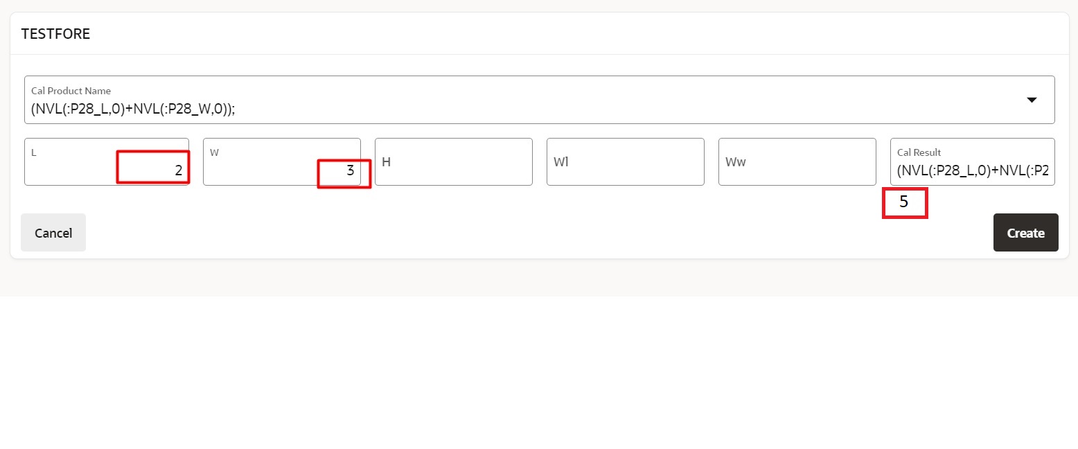 How to execute calculation formula which already saved in a table with individual product in ...