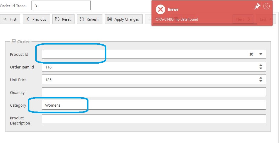 Trouble with Grid Combo in Navigable Form - Oracle Forums