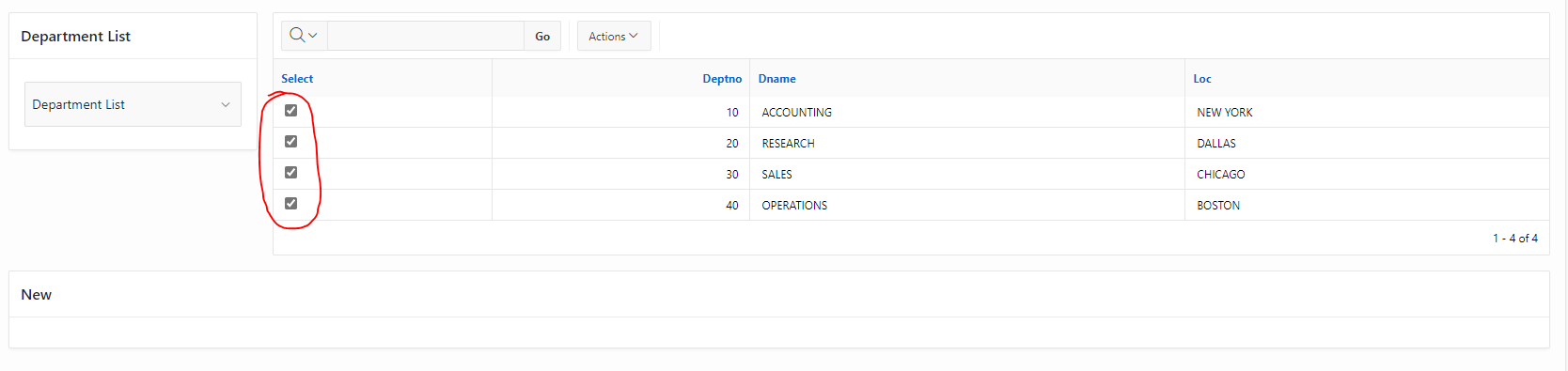 Oracle Apex Interactive Report issue - Need to refresh the browser every time after changing ...
