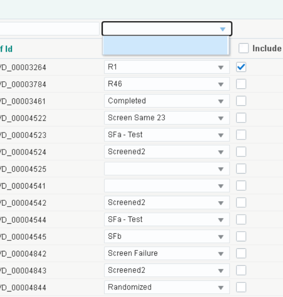 Adf Table Column Filter For Lov Field Not Working As Expected Oracle Forums