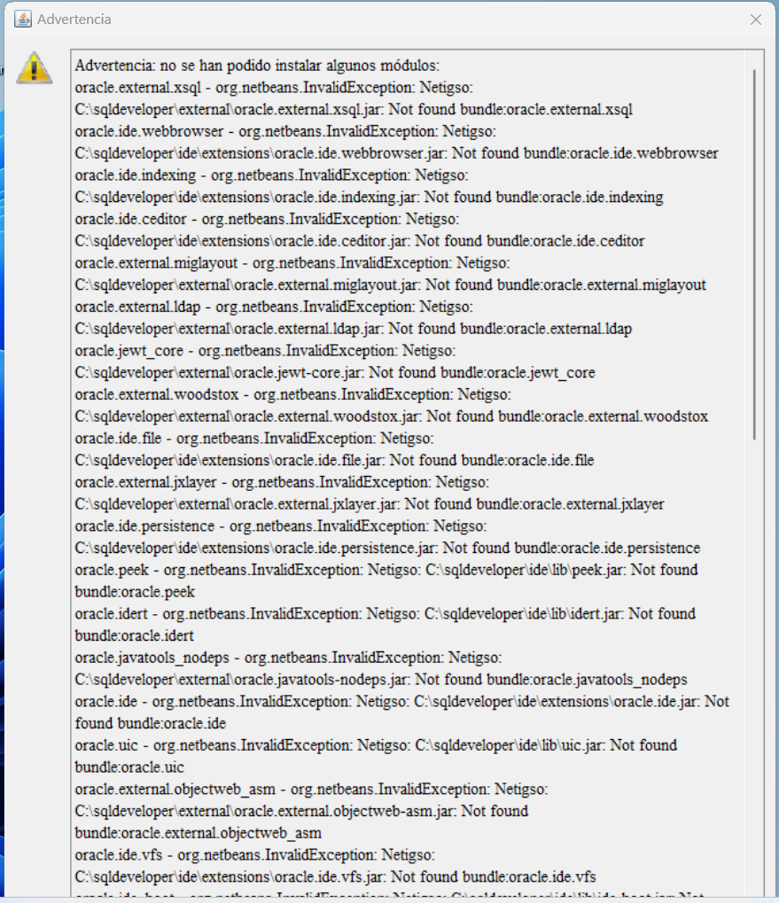 Problem to start sqldeveloper - Oracle Forums