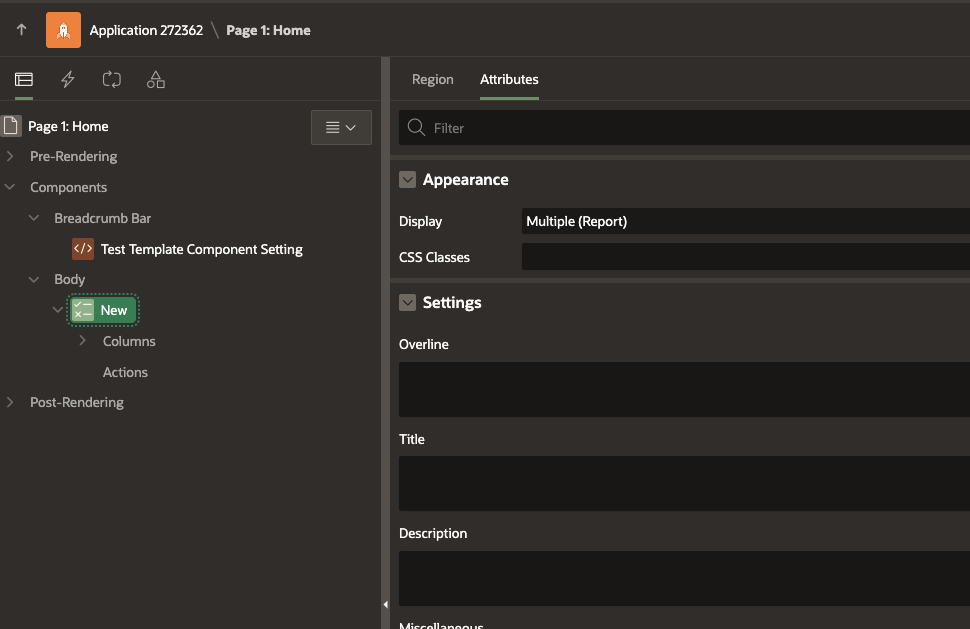 Template Component Settings Getting Wiped after Copying a Theme Template Component - Oracle Forums