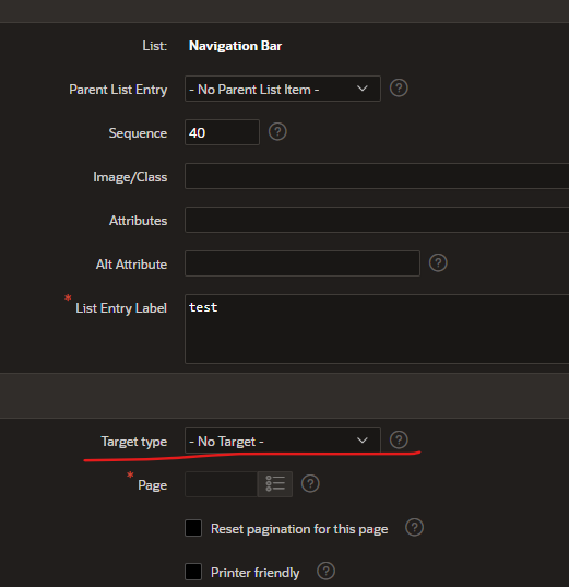 Bug in Navigation Bar list (22.2 and 23.1) - Oracle Forums