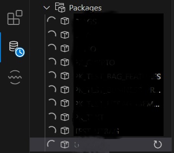 SQl Developer hang expanding packages 25.1.1 - Oracle Forums