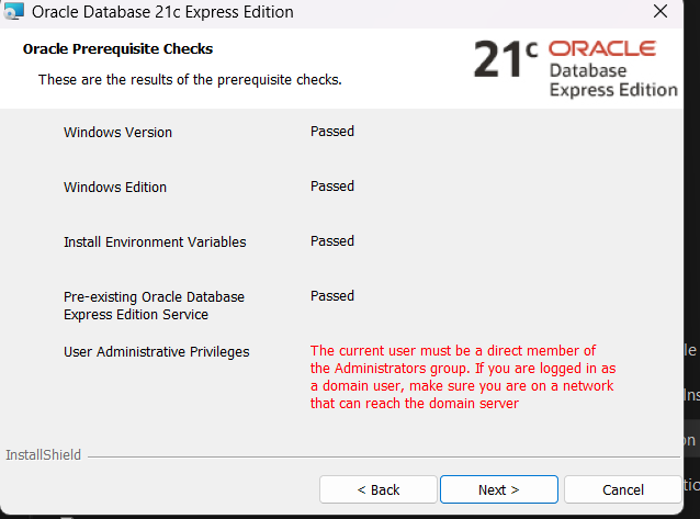 INSTALLATION ERROR : How to Resolve this ? - Oracle Forums