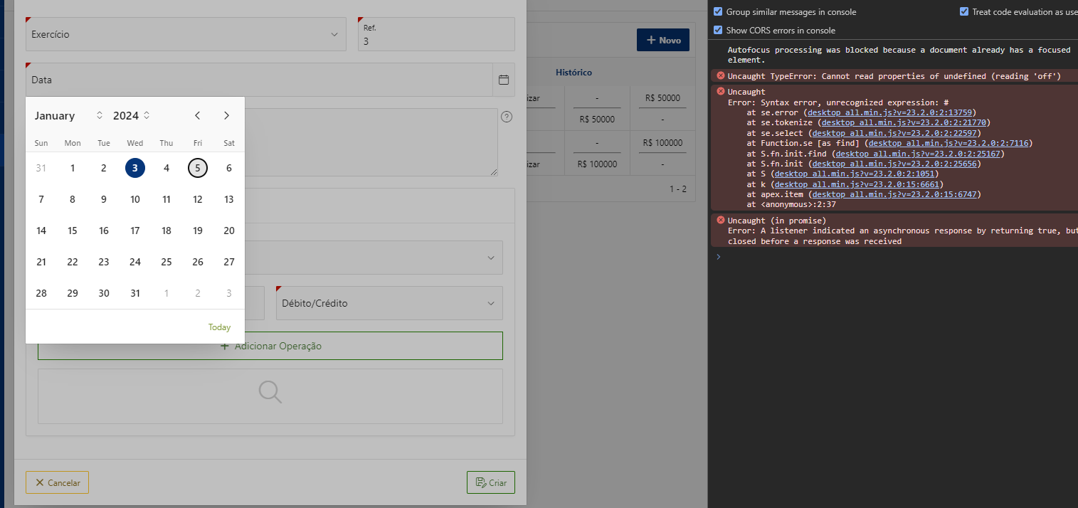 Bug with a Date Picker item on APEX 23.2.0 - Oracle Forums
