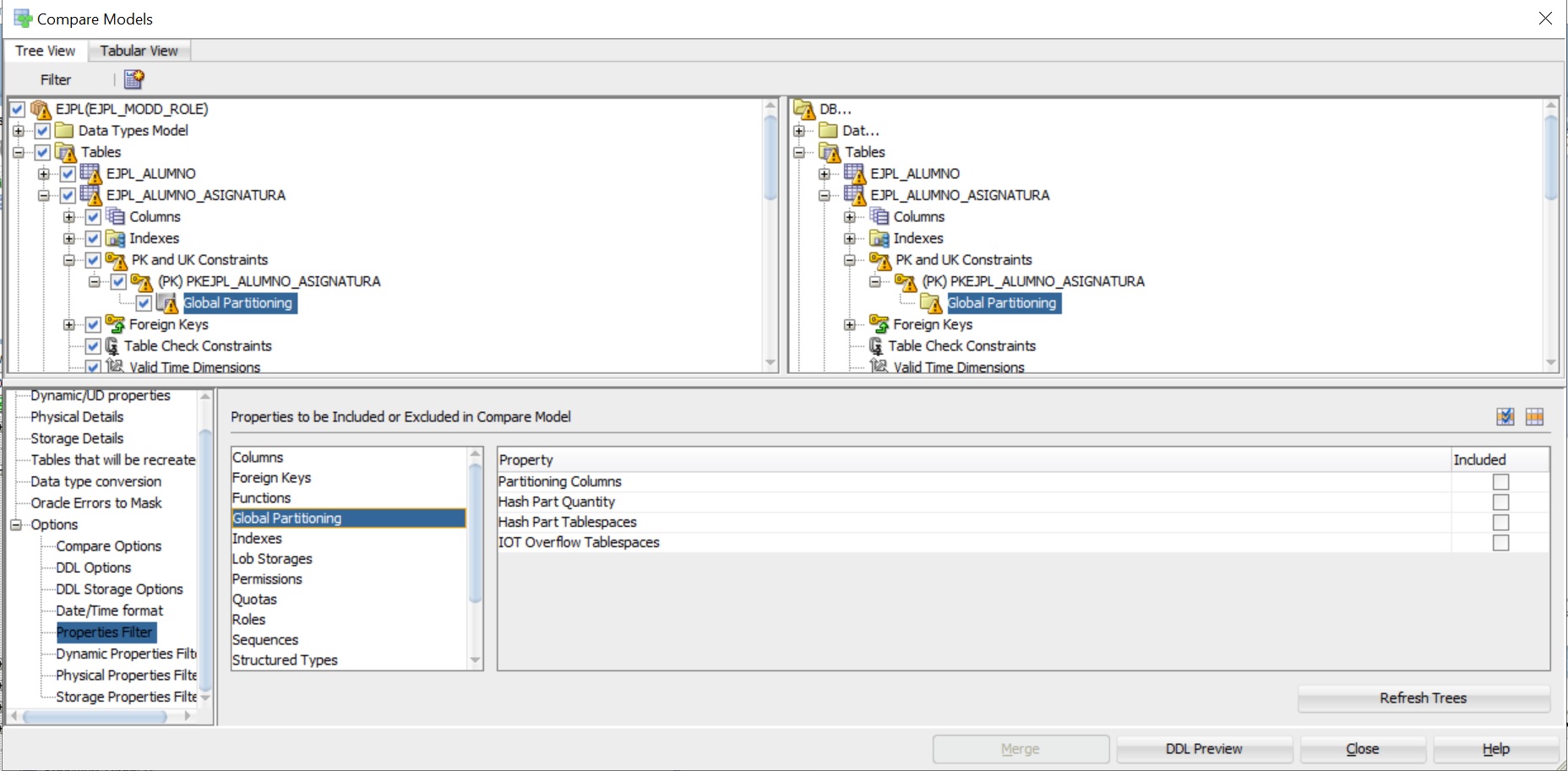 Synchronize Options Oracle Forums