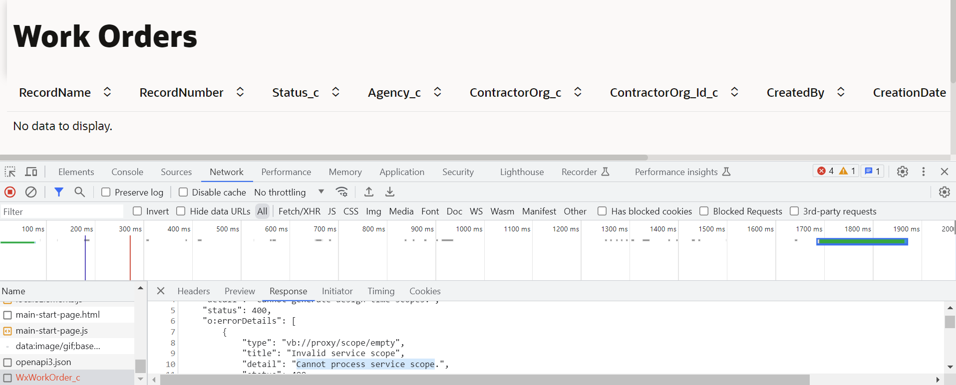 Calling Saas Rest Api From Vbcs Is Throwing An Cannot Process Service Scope Error Oracle Forums