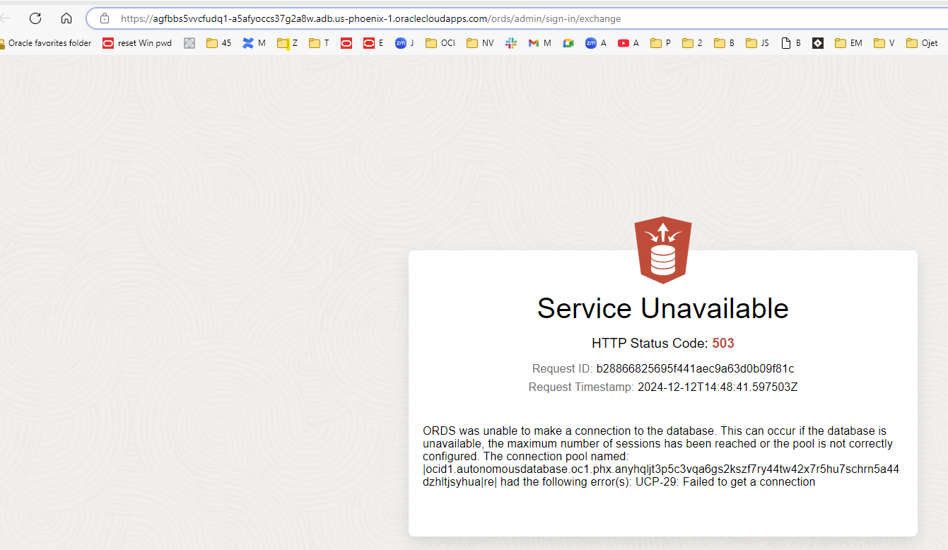 Oracle Data pump causing ORA-05031: PDB SGA usage has exceeded the limit - Oracle Forums