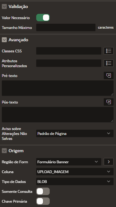 Validation on field upload image is required on edit mode. - Oracle Forums