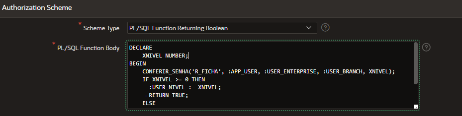 Authorization Schema - Oracle Forums