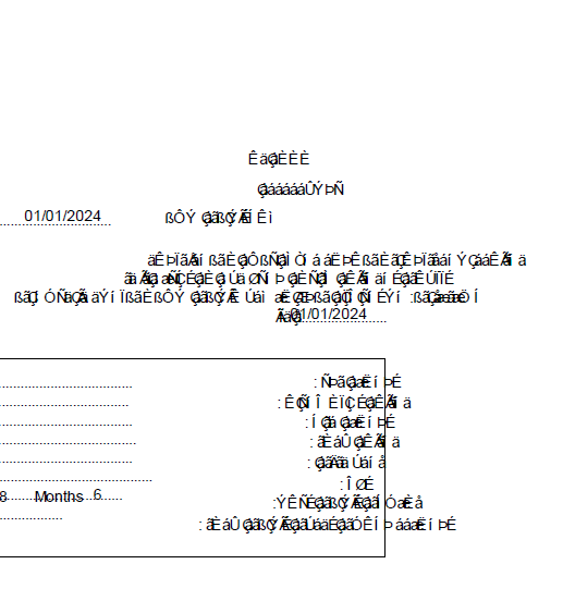 Arabic fonts are not displaying correctly in the PDF report after ... Arabic fonts are not displaying correctly in the PDF report after ...