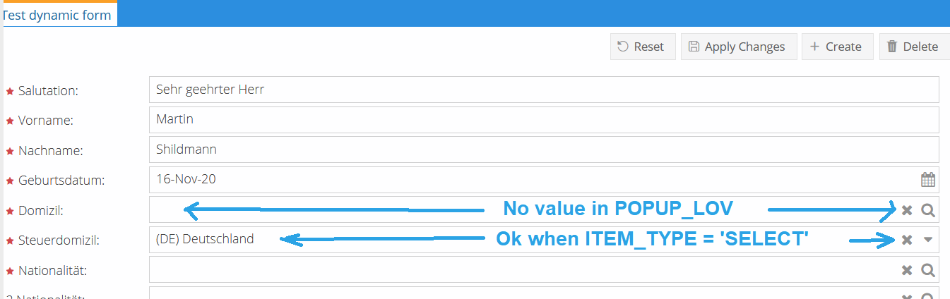 Dynamic form - Oracle Forums