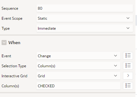 Autosave grid when checkbox changes - Oracle Forums