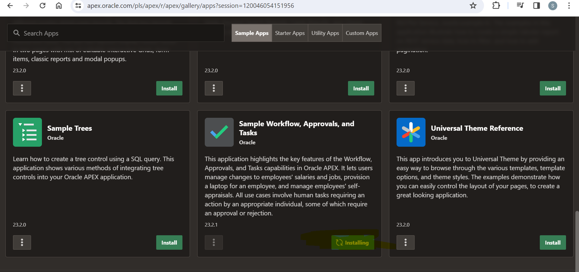 Unable to install sample app Sample Workflow, Approvals, and Tasks ...