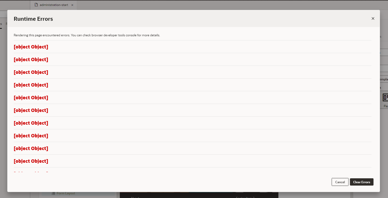 Error on adding Businnes object as Create Form - Oracle Forums