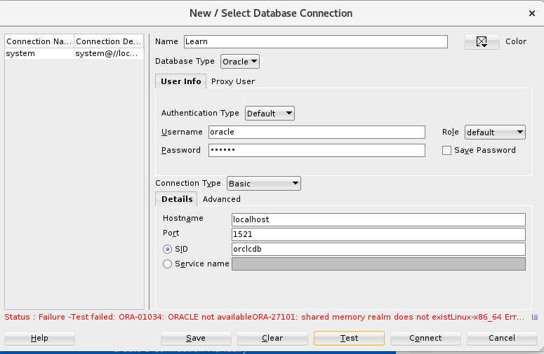 Completely new to this. Trying to set up Database Virtual Box Appliance / Virtual Machine ...