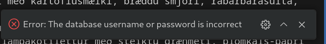 Will not connect when password contains non English letters - Oracle Forums