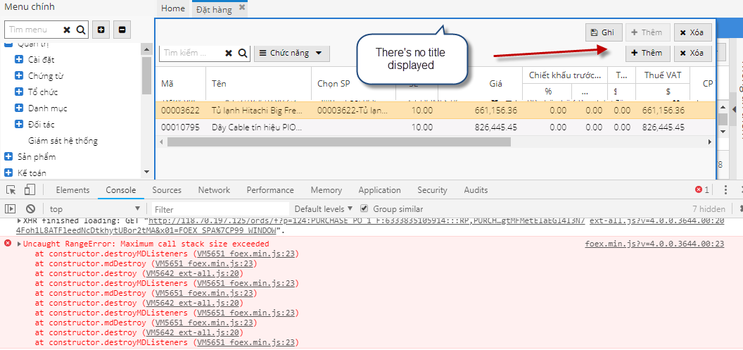 FOEX 4.0.1 Maximum call stack size exceeded - Oracle Forums