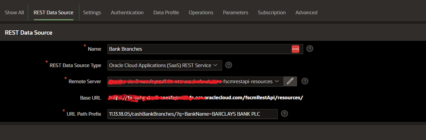 Query String in REST Data Source - Oracle Forums Query String in REST Data Source - Oracle Forums