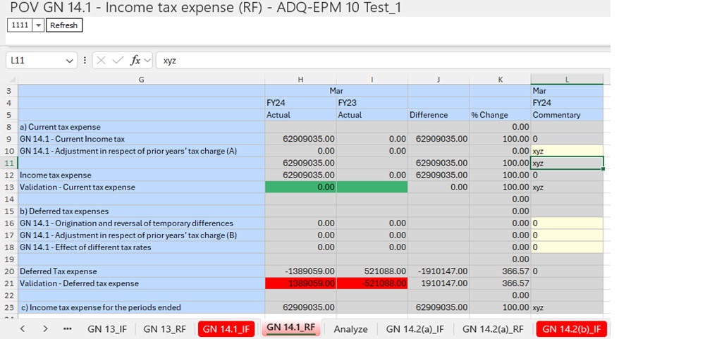 Which function to use in data forms to identify and ignore text columns from calculation as per ...