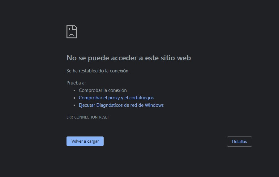ERR_CONNECTION_RESET windows 11 - Oracle Forums ERR_CONNECTION_RESET windows 11 - Oracle Forums
