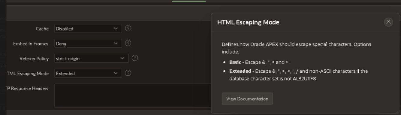 HTML Escaping - XSS Issue - Oracle Forums