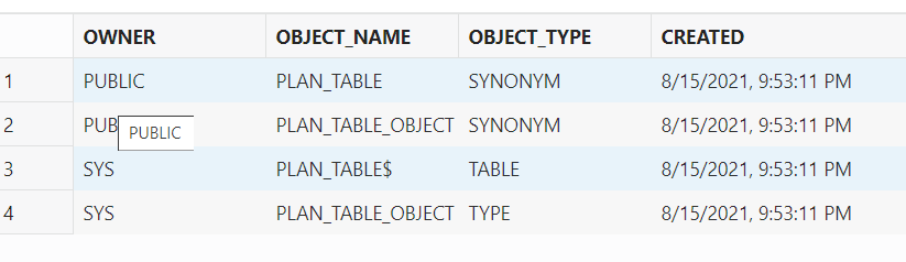 Oracle Autonomous Db Error Cannot Fetch Last Explain Plan From Plantable Oracle Forums