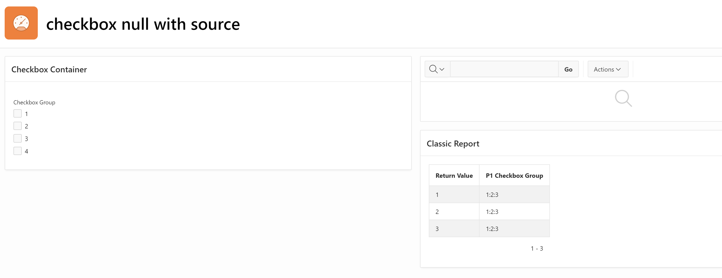 Inconsistent handling of page item source in Classic report vs Interactive report - Oracle Forums