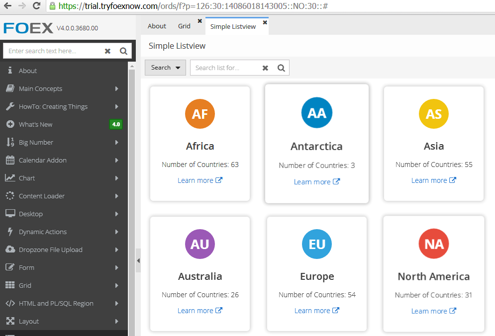 How to show listview on multi-column on Firefox - Oracle Forums