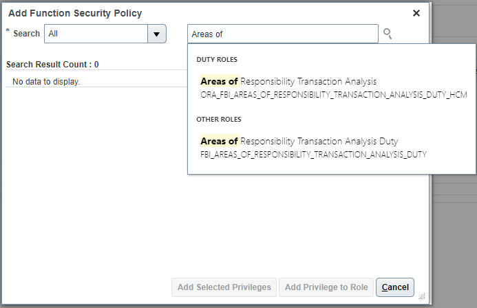 Why Can T I Find Privileges When Trying To Add Them To A Role Oracle Forums