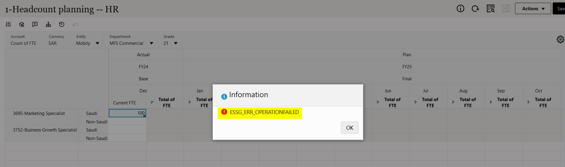 Error Message Oracle Forums